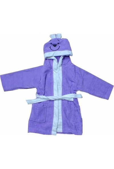 Mr. Stock 05-06 Yaş Ayıcık Kapşonlu Kulaklı Pamuklu Çocuk Bornozu Mr. Stock 05-06 Yaş Ayıcık Kapşonlu Kulaklı Pamuklu Çocuk Bornozu