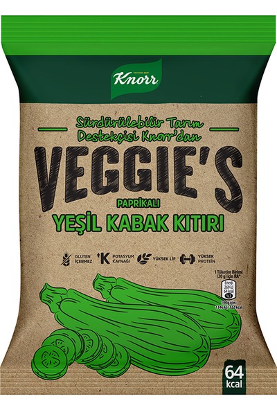 Knorr Veggies Paprikalı Yeşil Kabak 20 gr Knorr Veggies Paprikalı Yeşil Kabak 20 gr