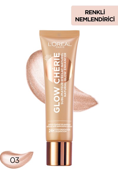 L'Oréal Paris Glow Cherie Işıltılı Renkli Nemlendirici Medium 30 ml L'Oréal Paris Glow Cherie Işıltılı Renkli Nemlendirici Medium 30 ml