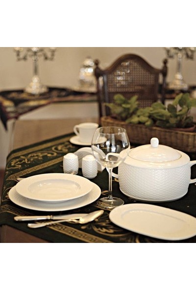 Kütahya Porselen Polo 30 Parça Yemek Takımı Seti