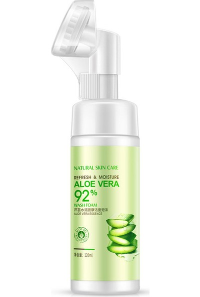 Aloe Vera Masaj Fırçalı Yüz Temizleme Köpüğü 120 ml