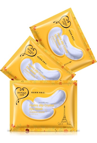 Bioaqua Nem Bandı Kristal Kolajen 3'lü Göz Maskeleri 7,5 gr x 3 Bioaqua Nem Bandı Kristal Kolajen 3'lü Göz Maskeleri 7,5 gr x 3