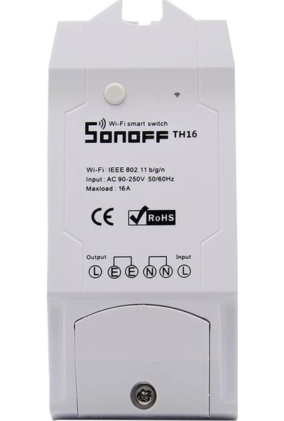 Sonoff Th 16 Işık Anahtarı Sonoff Th 16 Işık Anahtarı