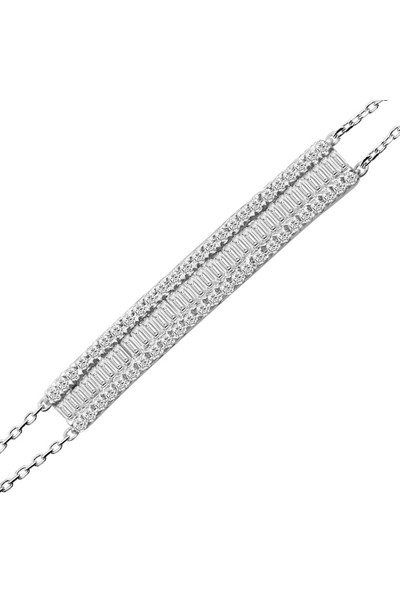 Amor 0.65 Karat Baget Pırlanta Bileklik F-Sı 18K Amor 0.65 Karat Baget Pırlanta Bileklik F-Sı 18K