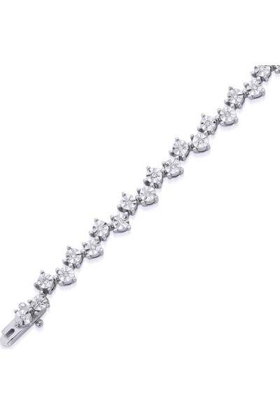 Amor 0.24 Karat Suyolu Pırlanta Bileklik F-Sı 14K Amor 0.24 Karat Suyolu Pırlanta Bileklik F-Sı 14K