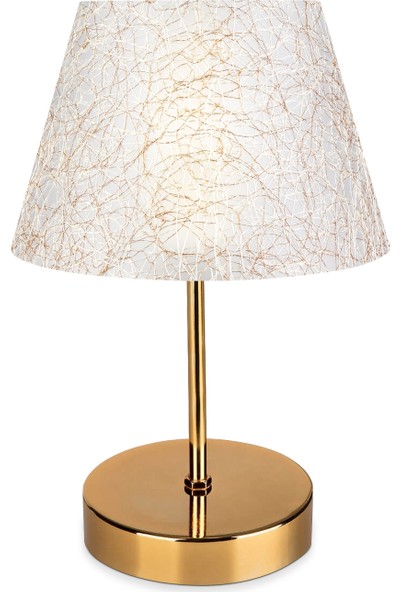 Hepsi Home Lara Gold Gövdeli Abajur AYD-1978 Hepsi Home Lara Gold Gövdeli Abajur AYD-1978