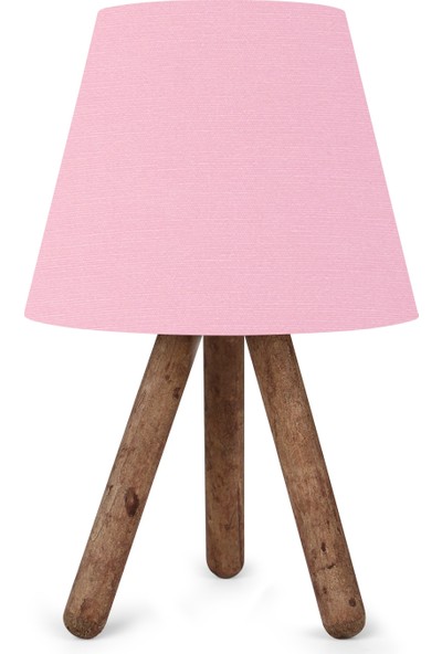 Hepsi Home Pratik Ahşap Üç Ayaklı Abajur AYD-1967