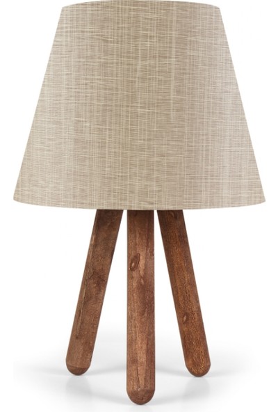 Hepsi Home Üç Ayaklı Ahşap Abajur AYD-1261 Hepsi Home Üç Ayaklı Ahşap Abajur AYD-1261