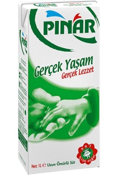 Pınar Süt Tam Yağlı 1 Lt 4'lü