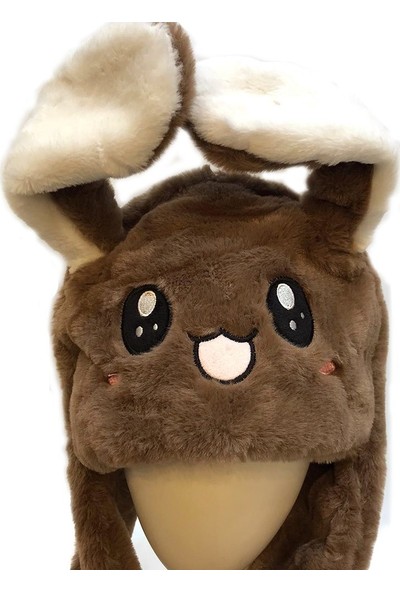 Ecrou Kulakları Hareket Eden Tavşan Kahve Ecrou Kulakları Hareket Eden Tavşan Kahve