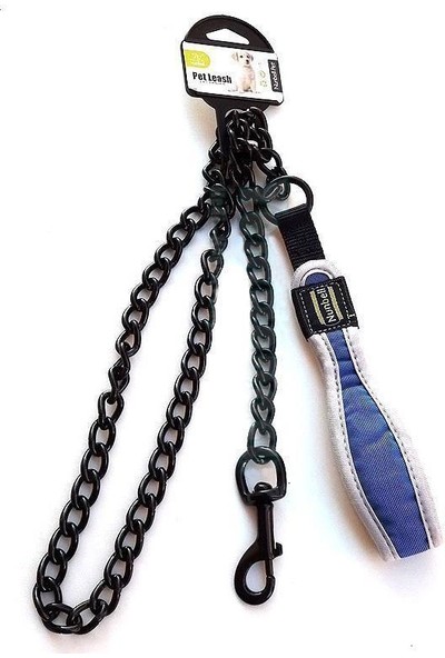 Nunbell Yumuşak Saplı Siyah Köpek Gezdirme Zincir 2.5 mm Nunbell Yumuşak Saplı Siyah Köpek Gezdirme Zincir 2.5 mm