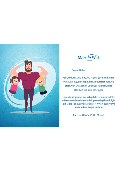 Bir Dilek Tut Derneği Babalar Günü Sertifikası Bir Dilek Tut Derneği Babalar Günü Sertifikası