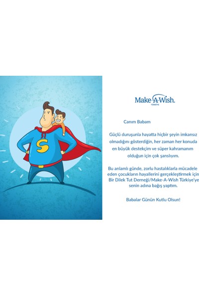 Bir Dilek Tut Derneği Babalar Günü Sertifikası Bir Dilek Tut Derneği Babalar Günü Sertifikası