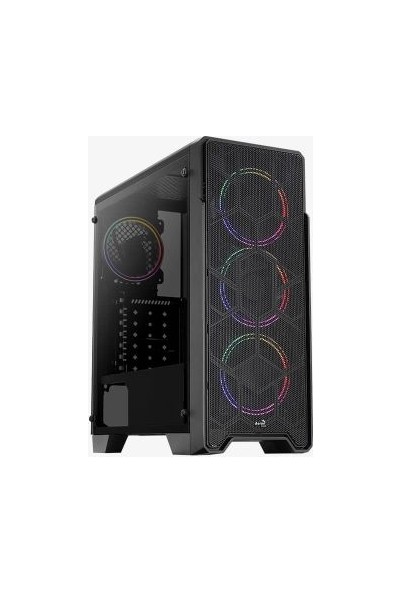 Aerocool Ore Saturn 500W 4 x 12 cm FRGB Fan Mid Tower Bilgisayar Kasa (AE-ORS-500) Aerocool Ore Saturn 500W 4 x 12 cm FRGB Fan Mid Tower Bilgisayar Kasa (AE-ORS-500)