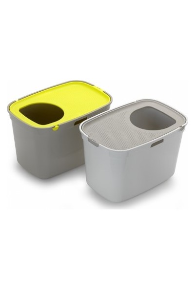 Moderna Top Cat Gri/beyaz Kedi Tuvaleti 59 cm Moderna Top Cat Gri/beyaz Kedi Tuvaleti 59 cm