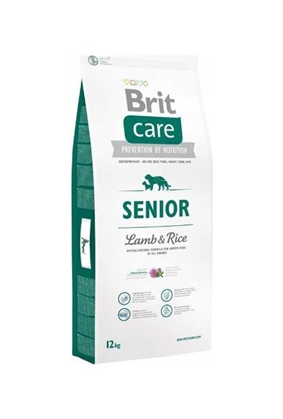 Brit Care Kuzulu ve Pirinçli Yaşlı Kuru Köpek Maması 12 kg Brit Care Kuzulu ve Pirinçli Yaşlı Kuru Köpek Maması 12 kg