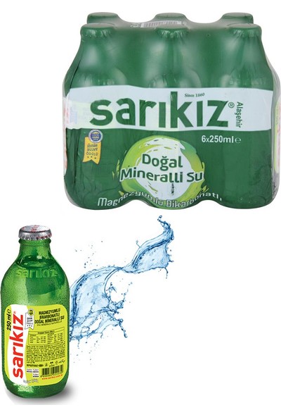 Sarıkız Maden Suyu 250 ml x 24'lü Koli Sarıkız Maden Suyu 250 ml x 24'lü Koli