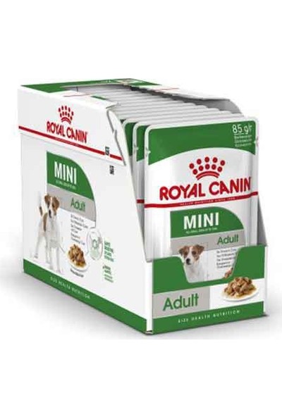 Royal Canin Mini Adult Pouch Yetişkin Köpek Konserve 85 gr x 12 Adet Royal Canin Mini Adult Pouch Yetişkin Köpek Konserve 85 gr x 12 Adet