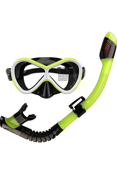 Yukka Çocuklar Temperli Cam Tüplü Dalış Ekipmanları Seti Şnorkel Seti Dalış Maskesi
