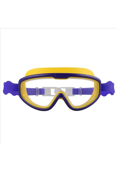 Yukka Çocuk Yüksek Çözünürlüklü Şeffaf Büyük Çerçeve Su Geçirmez Anti-Sis Yüzme Gözlüğü