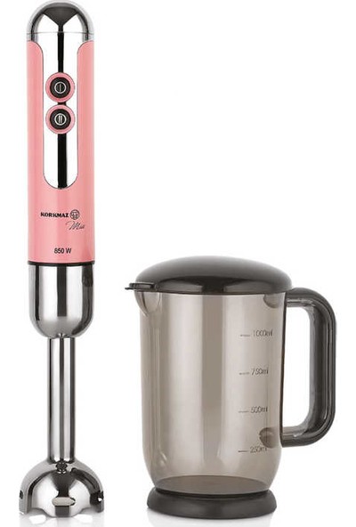 Korkmaz Mia Duo Pembe/krom Blender Set