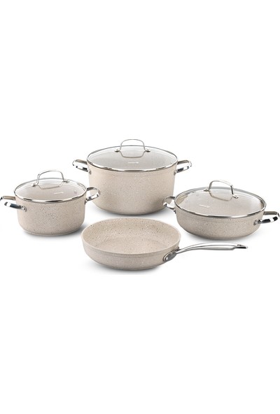 Korkmaz A1272 Granita 7 Parça Tencere Takımı