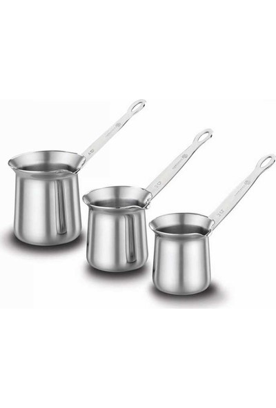 Korkmaz A1232 Steama 3'lü Cezve Takımı