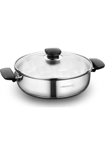 Korkmaz A 1691-1 Kappa Kısa Tencere 26 x 8,5 cm Korkmaz A 1691-1 Kappa Kısa Tencere 26 x 8,5 cm