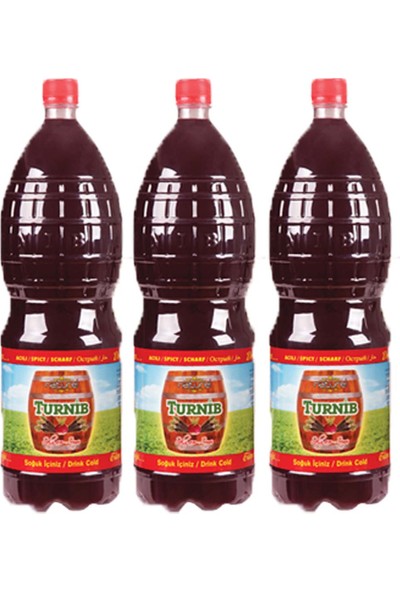 Turnib Şalgam Suyu Acısız Koruyucu Içermez 3 Lt