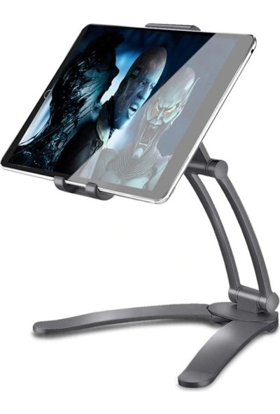 Fujimax Alimünyum Alaşımlı Askılı Profesyonel Telefon Tablet Standı Duvar ve Masa Için Fujimax Alimünyum Alaşımlı Askılı Profesyonel Telefon Tablet Standı Duvar ve Masa Için