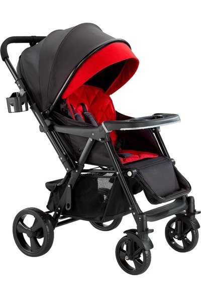 Baby2go Smart Çift Yön Bebek Arabası Kırmızı