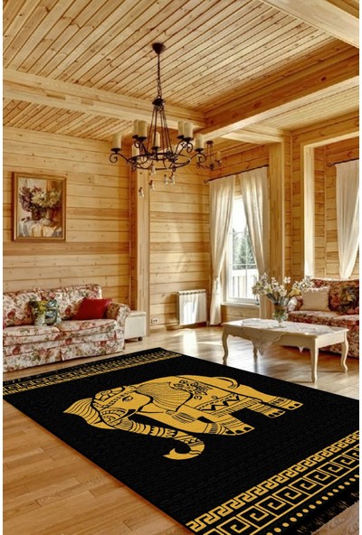 Kate Louise Çift Taraflı Kilim Elephant 120 x 180 cm