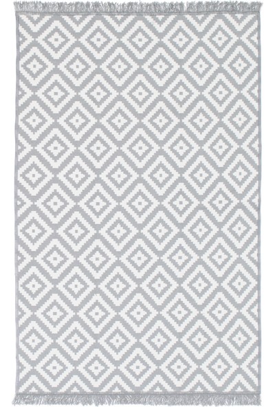 Kate Louise Çift Taraflı Kilim Helen Grey 80 x 150 cm Kate Louise Çift Taraflı Kilim Helen Grey 80 x 150 cm