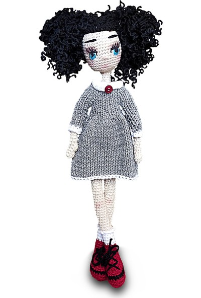 Binbir Baby Kolejli Miti Amigurumi Oyuncak Kız Bebek - 36 cm