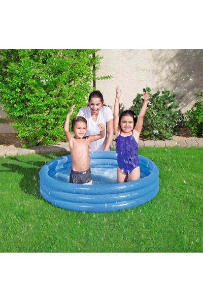 Bestway 51025 3 Halkalı Renkli Şişme Çocuk Havuz 122 x 25 cm Bestway 51025 3 Halkalı Renkli Şişme Çocuk Havuz 122 x 25 cm