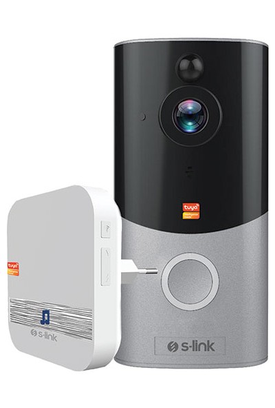 S-Link Swapp SL-EG22 1080P Hd Tf Kartlı Kameralı Akıllı Kapı Zili Wifi Tuya Destekli S-Link Swapp SL-EG22 1080P Hd Tf Kartlı Kameralı Akıllı Kapı Zili Wifi Tuya Destekli