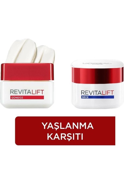 Loreal Paris Revitalift Gündüz Kremi 50ML+ Gece Kremi 50ML Set Loreal Paris Revitalift Gündüz Kremi 50ML+ Gece Kremi 50ML Set