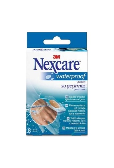 3M Nexcare Su Geçirmez Yara Bandı 8'li 3M Nexcare Su Geçirmez Yara Bandı 8'li