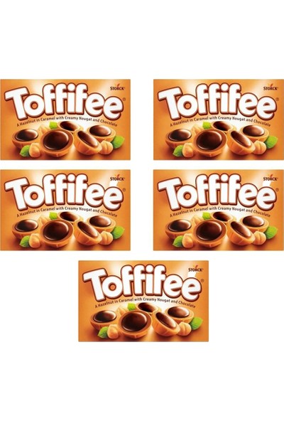 Toffifee Fındıklı Karamelli Çikolata 125 gr 5'li