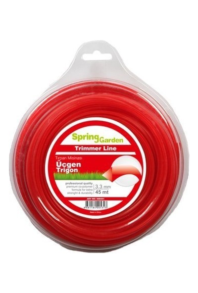 Spring Garden Tırpan Misinası Üçgen Trigon 3.3 mm x 45 mt