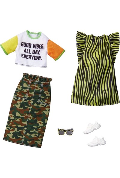 Barbie Barbienin Kıyafetleri İkili Paket GHX67-FYW82