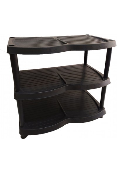 Maviş 3 Katlı Plastik Ayakkabılık