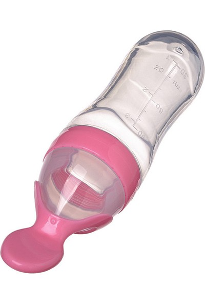 Yukka Silikon Bebek Mama Alıştırma Kaşıklı Biberonu 90 ml Yukka Silikon Bebek Mama Alıştırma Kaşıklı Biberonu 90 ml