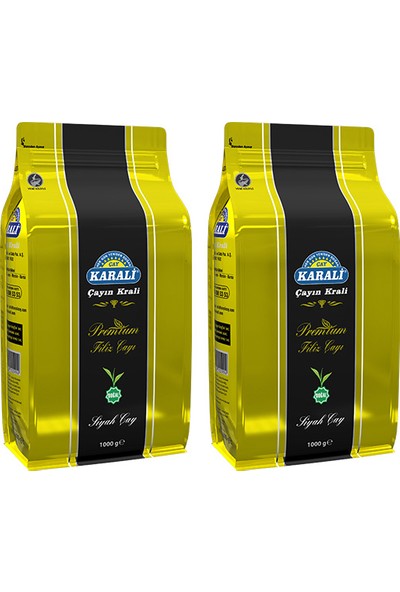 Karali Çay Karali Premium Filiz Dökme Çay 1 kg x 2 Adet