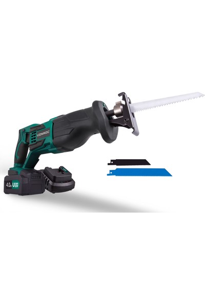 VONROC Vpower 20V Akülü Tilki Kuyruğu Testere - 4.0Ah Pil VONROC Vpower 20V Akülü Tilki Kuyruğu Testere - 4.0Ah Pil