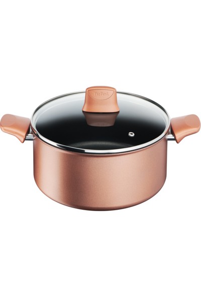 Tefal G1174602 Titanium Chef Caramelle 24 cm Derin Tencere - 2100110335