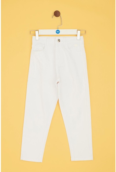 Tyess Kız Çocuk Beyaz Pantolon