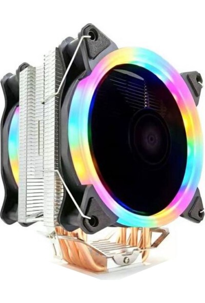 Snowman T6 Ultra 6 Bakır Kanallı Rainbow Cooler Fan