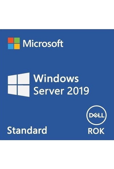Dell Rok Wındows Server 2019 Standard 16 Core 634-BSFX Dell Rok Wındows Server 2019 Standard 16 Core 634-BSFX
