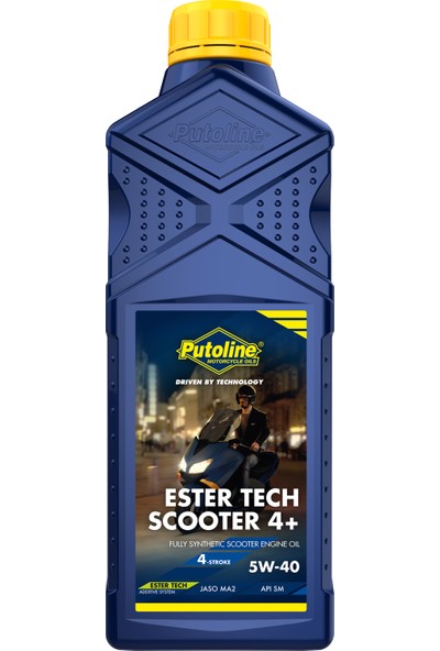 Putoline Ester Tech Scooter 4+ 5W-40 1 lt Motor Yağı Putoline Ester Tech Scooter 4+ 5W-40 1 lt Motor Yağı